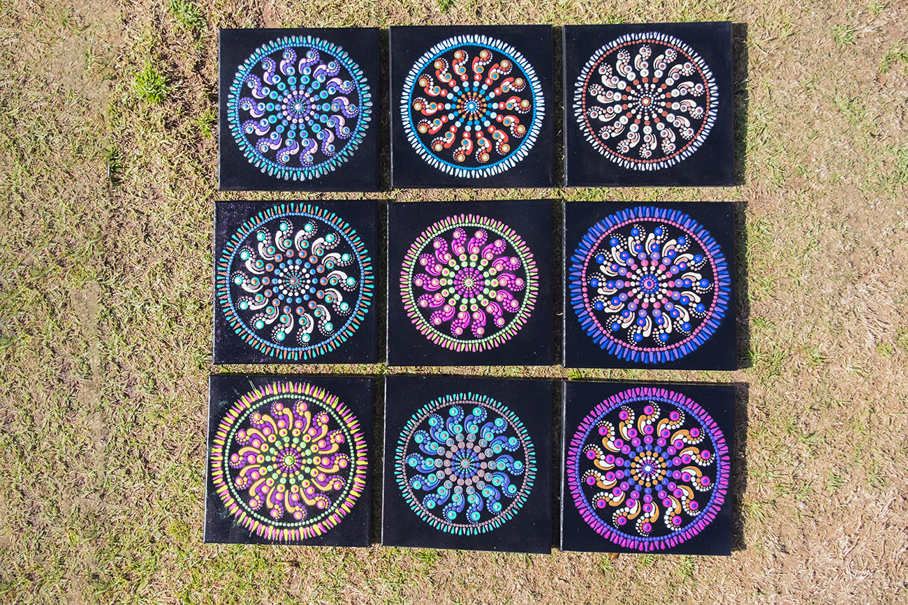 Canvas Dot Art Pattern 50 - Downloadable File - From the Faerie Realm